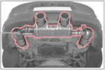 Shop Genuine Porsche Sport Exhaust Systems | GetPorscheSilverSpringParts