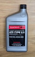 Genuine Honda & Acura 10 Speed ATF Type 2.0 Transmission Fluid Kit PK20 ...